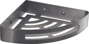 Gedy Gedy, SMART rohová sprchová police, 210x45x210mm, gun metal, 247981