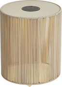 Moderní venkovní stolní lampa béžová vč. LED dobíjecí a solární IP54 - Rope