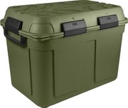 Box s víkem Q-Line, 79 × 54,5 × 54,5 cm, 160 l, zelený
