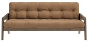 Hnědá rozkládací pohovka 204 cm Grab - Karup Design