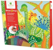 Stick & Fun - mozaika - svět dinosaurů