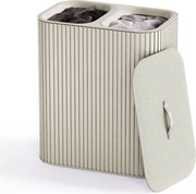 Béžový bambusový koš na prádlo 2x45 l Tota Luxe – Joseph Joseph