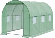 VespaGarden Zahradní fóliovník 2x3,5m / 7m2 - zelený