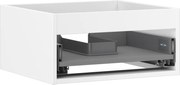 Mexen Box-A, závěsná skříňka 50 cm, 1 zásuvka, bílá matná, 91AX0-0500-235-1-01