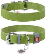 Obojek kůže 15mmx27-36cm WAUDOG zelený