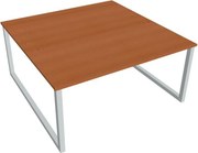 Kancelářský pracovní stůl Hobis USDO 1600, bílá RAL 9016, deskaakát