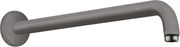 HANSGROHE Hansgrohe, sprchové rameno 389 mm, kartáčovaný černý chrom, HAN-27413340
