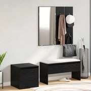 Sestava nábytku do předsíně 5 ks Černý dub Kompozitní dřevo 3332525
