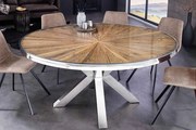 Kulatý jídelní stůl Shark 120 cm teak