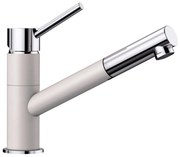 Blanco Kano S - Dřezová baterie s výsuvnou koncovkou, bílá/chrom 525040