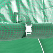 Zahradní tunelová skleník Outsunny 24m² 8L x 3W x 2H m - 16 oken, Rolovací zipová vrata - Pozinkovaná ocelová konstrukce, Vysoce hustý PE kryt | Aosom