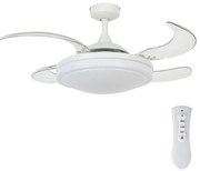 FANAWAY 212980 - Stropní ventilátor EVORA 2xE27/15W/230V bílá + DO 212980
