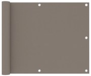 Balkónová zástěna taupe 75 x 300 cm oxfordská látka 134984
