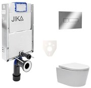Cenově zvýhodněný závěsný WC set Jika k zazdění + WC SAT Brevis SIKOJW2