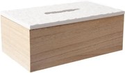 Dřevěný box na papírové kapesníky 24 x 14 cm