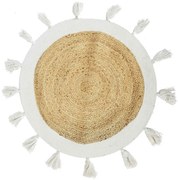 Koberec Tassa, (fi) 80 cm, béžová/bílá