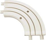 Gardinia Arkýřový oblouk třídrážkový GE3 bílý 18,5 cm x 18,5 cm