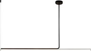 Toolight Toolight, LED stropní svítidlo 140cm, 14W, APP1660-CP, černá, OSW-06994