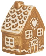 Dekorace perníková chaloupka Gingerbread Cott - 6*4*7 cm