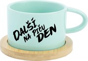 DALŠÍ NA PIČU DEN - mint hrníček makronka 200 ml