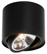 Chytrý stropní reflektor černý nastavitelný vč. Wifi GU10 111mm - Rondoo Up