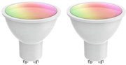 Smart LED žárovka GU10 5,5W RGB CCT WOOX R9076/2pack WiFi Tuya sada 2ks