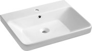 Sapho Sapho, THALIE 60 keramické umyvadlo 60x46 cm, nábytkové, TH11060
