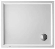 Duravit Starck Slimline - Sprchová vanička 90x80 cm, Antislip, bílá 720118000000001