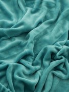 MK Lůžkoviny Prostěradlo mikroplyš 220 × 200 cm – světle tyrkysové