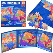 JOKO Magnetické puzzle v knížce Dinosauři 40 ks
