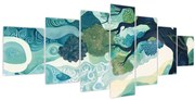 Obraz - Zelená koruna stromu života (210x100 cm)