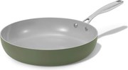 Elmich Nepřilnavá keramická pánev Vital Ø 24 cm - olivově zelená (OUTLET)