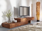 furniture-nabytek.cz - Masivní tv stolek z dřeva palisandr 260x40x60