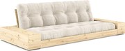 Karup Design Rozkládací pohovka BASE - 510 Ivory / Se dvěma bočními boxy