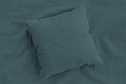 Celoroční mušelínový povlak na polštářek Ocean - GOTS Velikost: 40 x 40