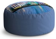Sablio Taburet Circle Domky u moře: 38x48 cm