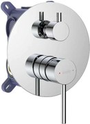 kielle Oudee I - Baterie pod omítku pro 2 spotřebiče, s tělesem, chrom 10333200
