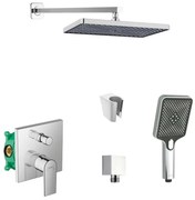SANITINO - Sprchový set s baterií a tělesem pod omítku Hansgrohe, příslušenství kielle, chrom SANI21HKK011