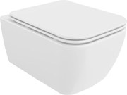 Mexen STELLA, závěsné wc s pomalu padajícím WC sedátkem, 51 x 35 cm, bílá, 30680900