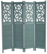 Paraván Shabby vintage Istambul  - 170 x 160 cm - Zelená
