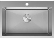 Mexen Solix nerezový dřez 1-komorový 650 x 450 mm, inox HC - 6403651000-01HC