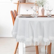 UBRUS TINA (FI) 150 CM BÍLÝ