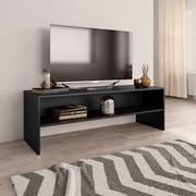 TV stolek černý 120 x 40 x 40 cm kompozitní dřevo