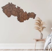Puzzle mapa České a Slovenské republiky, Československo | SENTOP HDF-M011