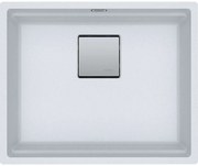 Franke Kubus 2 - Fragranitový dřez KNG 110-52, 56x46 cm, bílá-led 125.0641.421