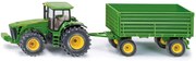 SIKU Farmer - traktor John Deere s vlekem, 1:50