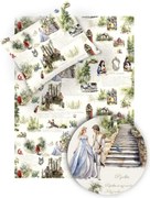 Perkálové bavlněné povlečení do postýlky Pohádkové vyprávění Velikost: 95 x 130 + 45 x 65