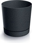 PRO Květináč TUBO P ECO WOOD antracit 19,8cm