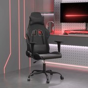 Herní židle černá umělá kůže 3143649