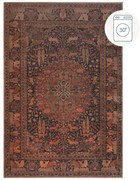 Vínový pratelný koberec 152x230 cm Nico Global – Flair Rugs